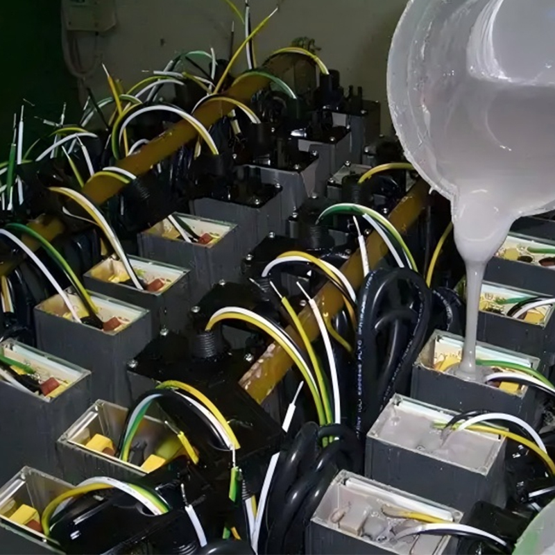 Potting compound performance and use process